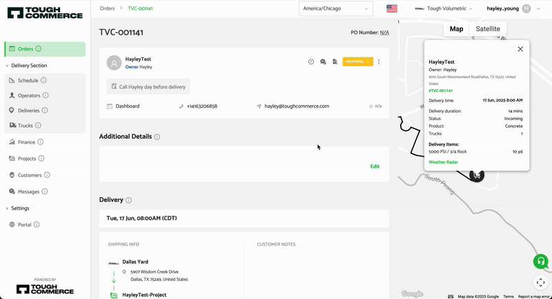 Understanding Order Notes